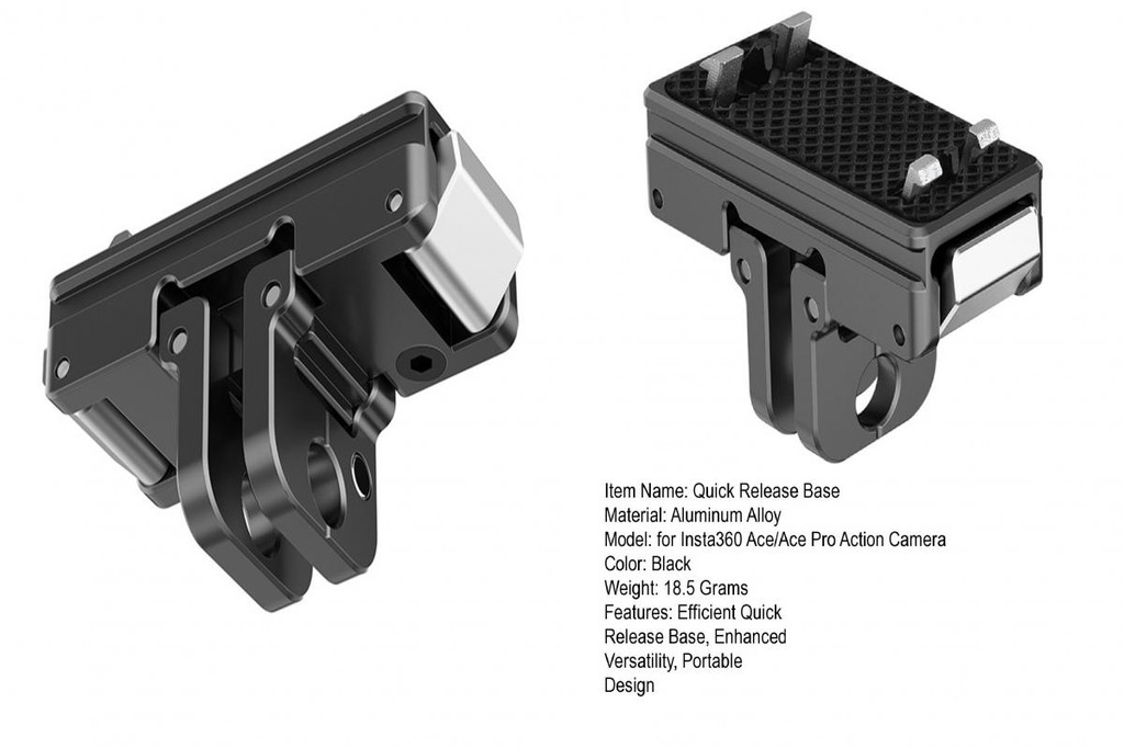 Magnetic Quick Release System Camera Mount Insta360 Ace/ace Pro Tripod ...