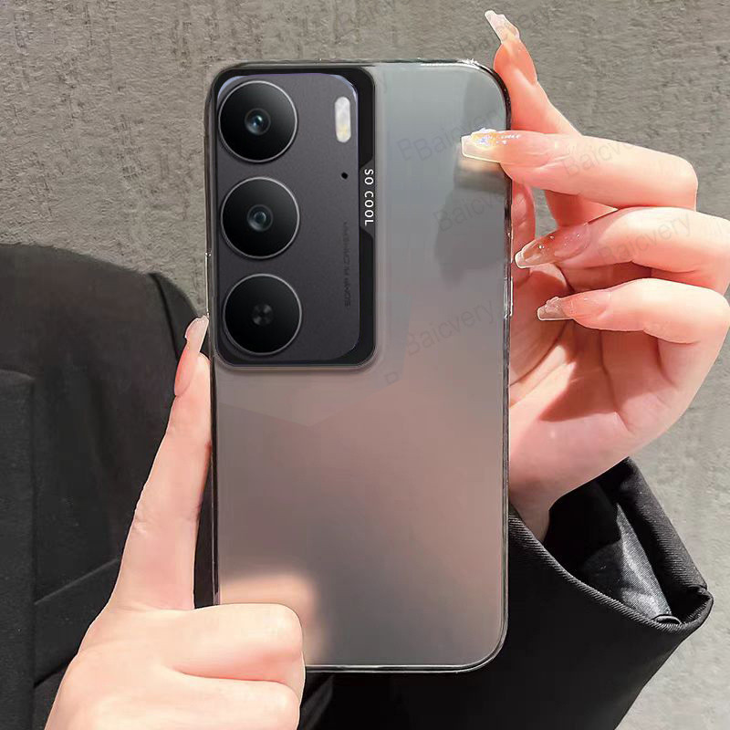 Invólucro Para Realme C75 4G Moda Colorida Fosca Anti-Impressão Digital IMD Capa Protetora ...