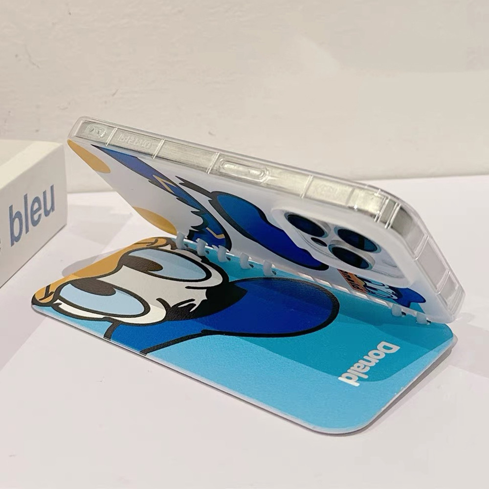 Mickey Minnie Pato Donald Flip Bracket Notepad Capa De Telefone De ...