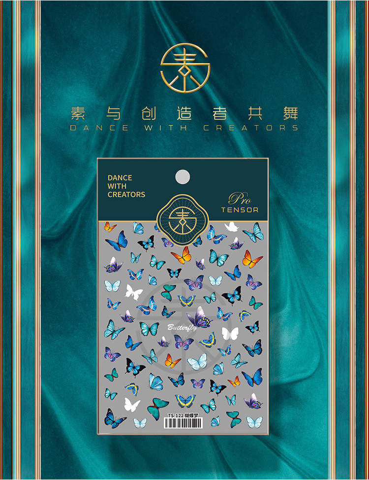 [Meow.sensei] TENSOR novo processo de colagem de unhas fina e flexível em relevo colagem de ...