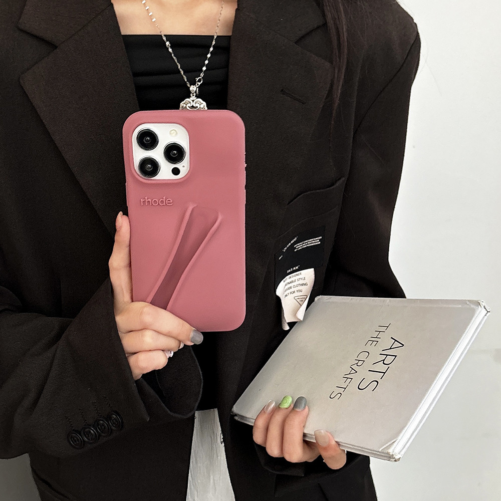 rhode Batom + Capa De Telefone Portátil Suporte De Brilho Labial Ins ...