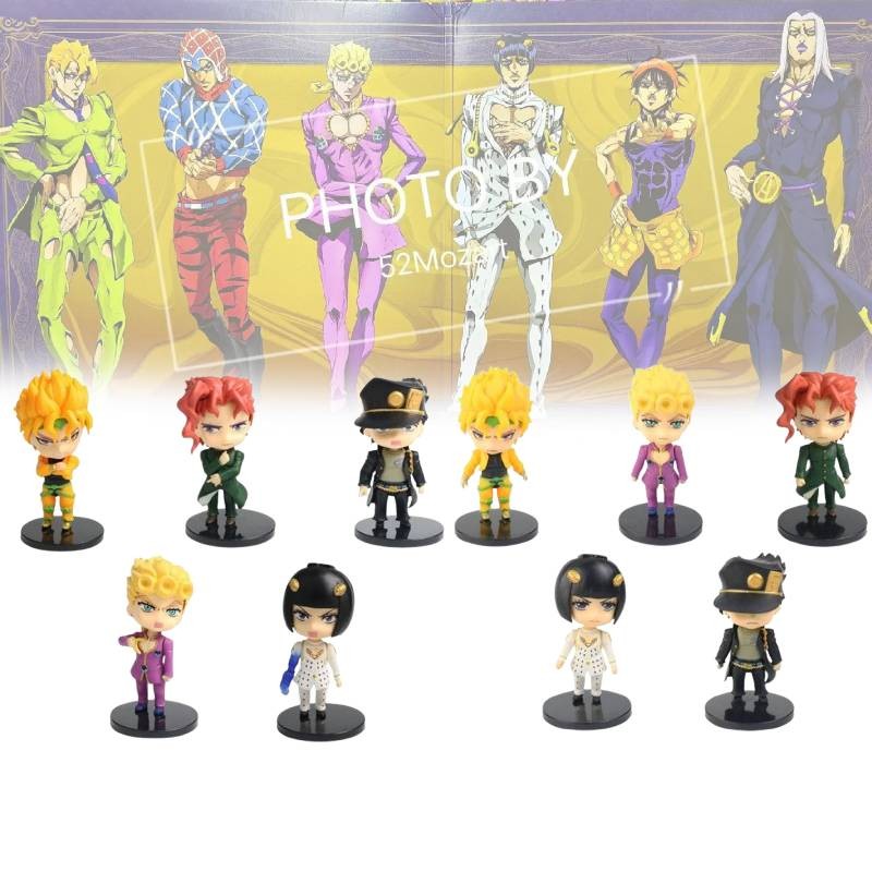 Bizarre Premium Jojo's Adventure Golden Wind Chibi Figuras Design Com ...