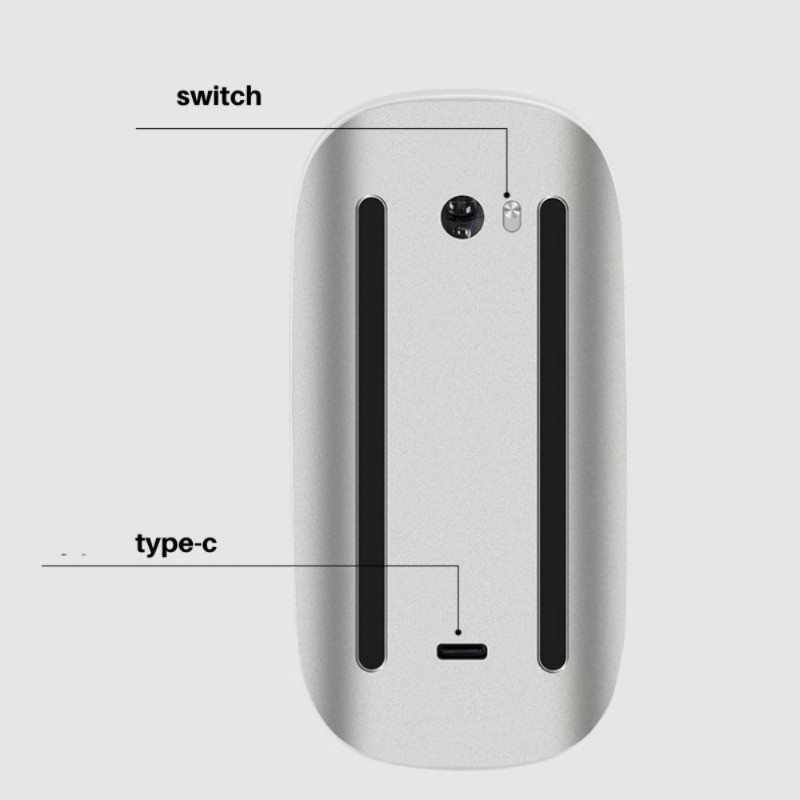 Para Apple Sem Fio Bluetooth Toque Mouse Mágico Macbook Pro Ar Mini ...