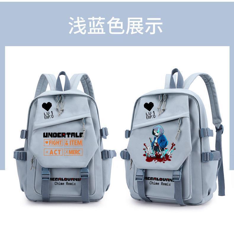 Mochila de Estudante Periférica do Jogo Undertale Sans Grande ...