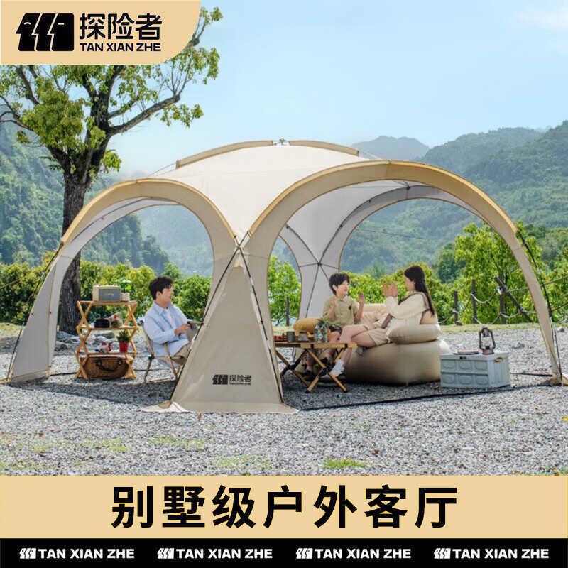Explorer Dome Canopy Outdoor 2025 Titânio Prata Sombreamento Tenda ...
