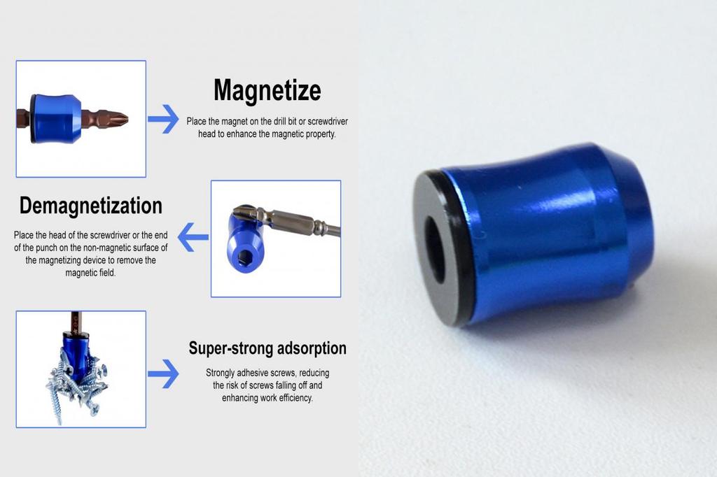 Magnetic Screw Stabilizer Ring for 1/4-inch Hex Bits – Anti-slip ...