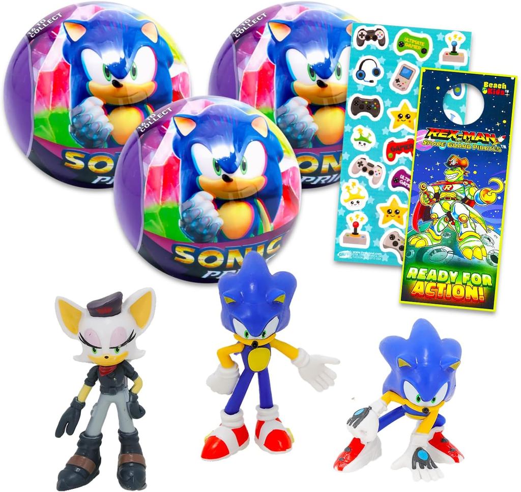 Lembrancinhas de Festa Sonic the Hedgehog Blind Ball - Pacote com 3 ...