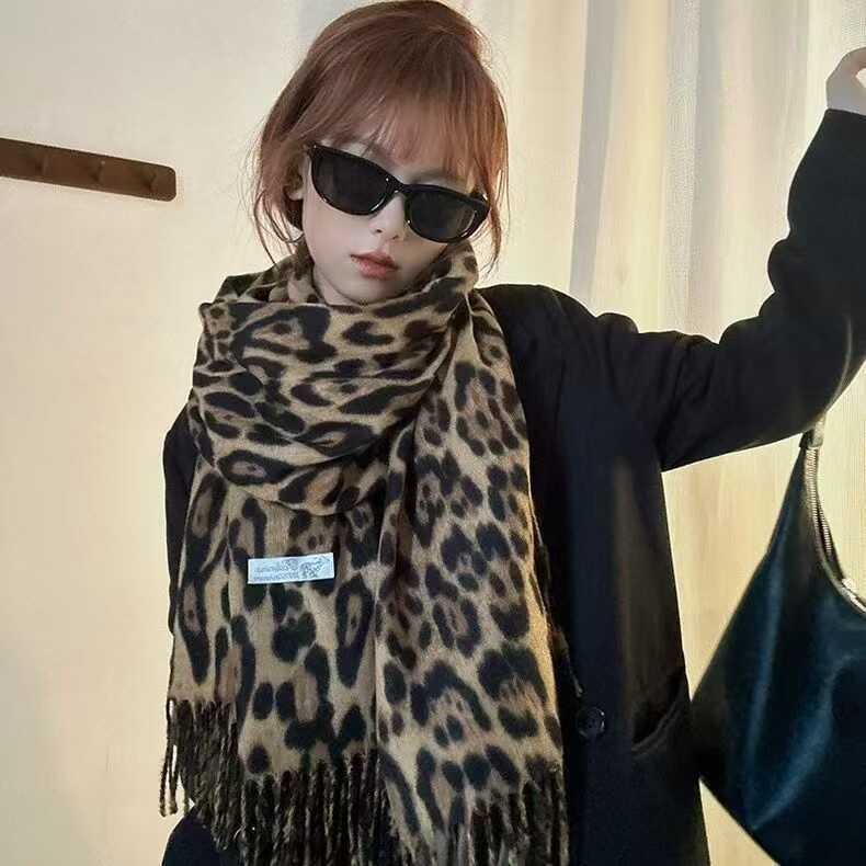 Outono inverno engrossado imitação de caxemira cachecol feminino All ...