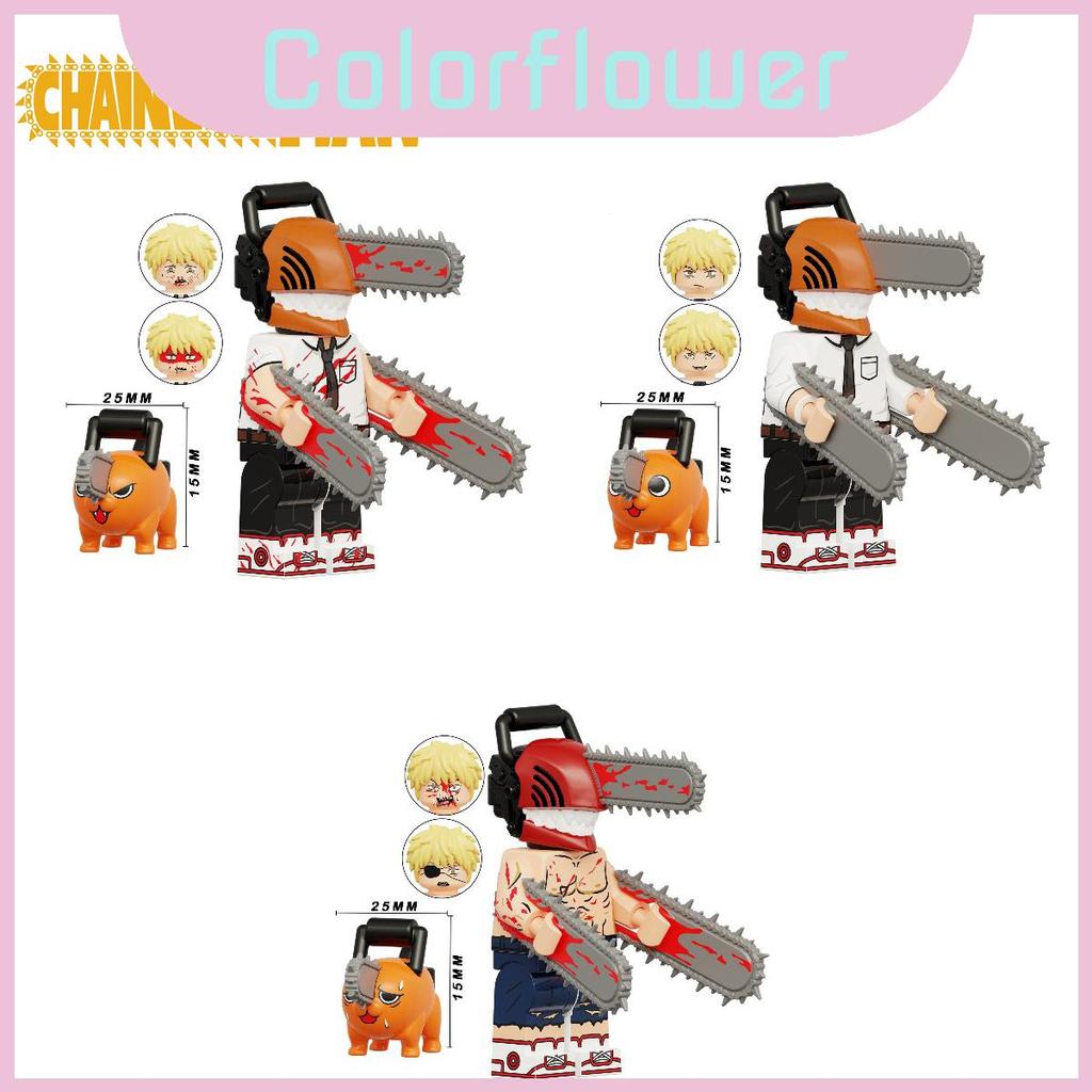 Kt1067 Electric Chainsaw Man Cartoon Series Construa Seu Próprio ...