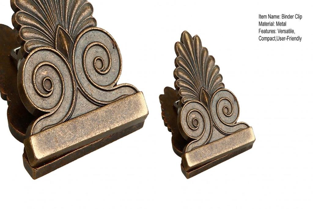 Tree Shaped Invoice Holder Portable Metal Paper Clips Vintage Leaf ...