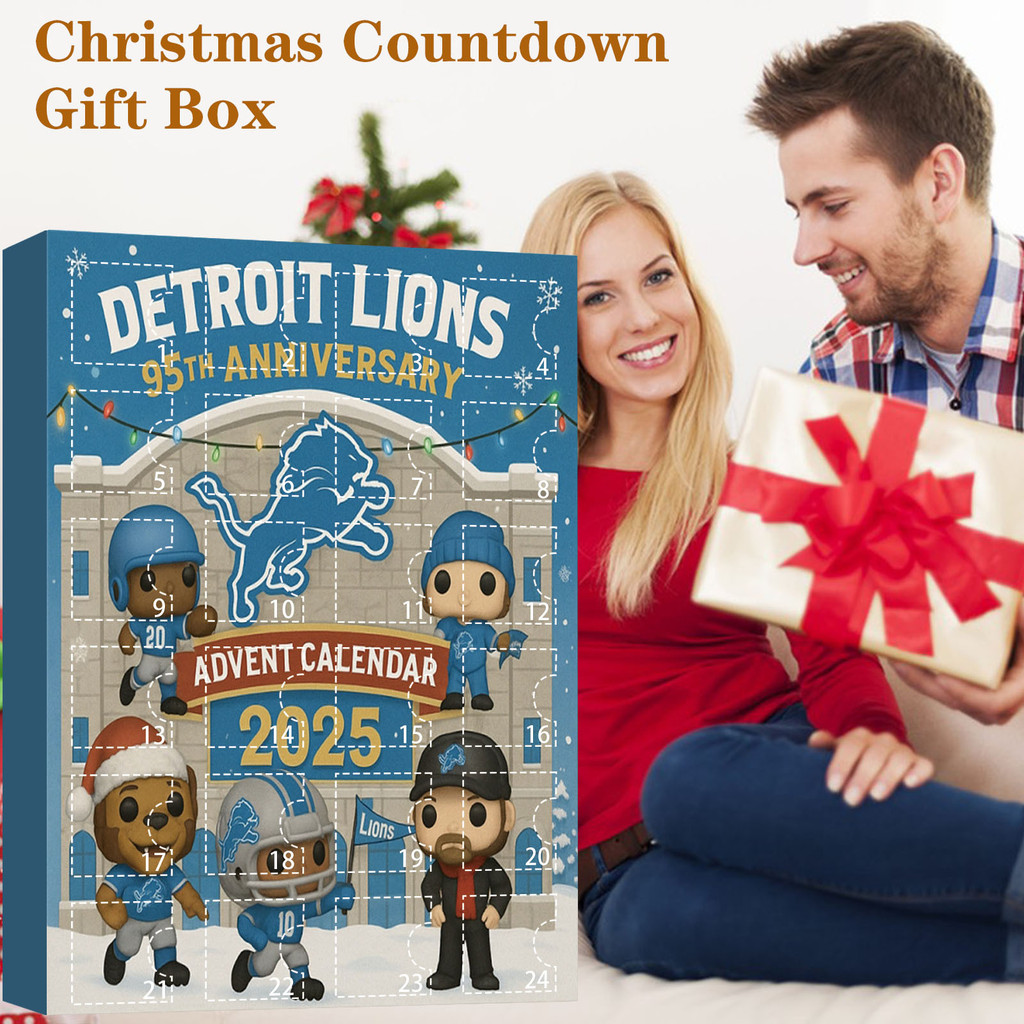 Conjunto De Calendário Do Advento De Natal Aniversário De Detroit De 95 ...