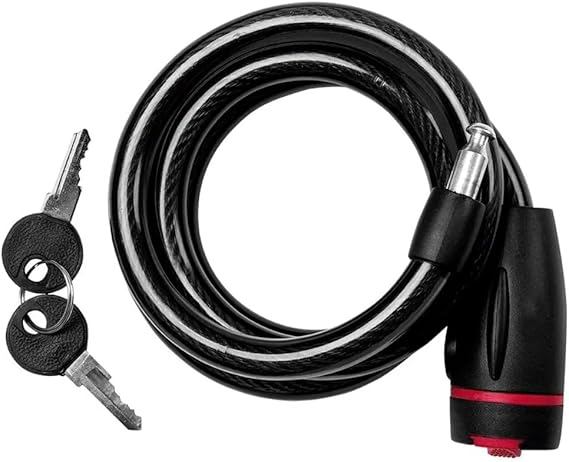 Cadeado de Segurança para Bicicleta, Cabo de Aço | Shopee Brasil