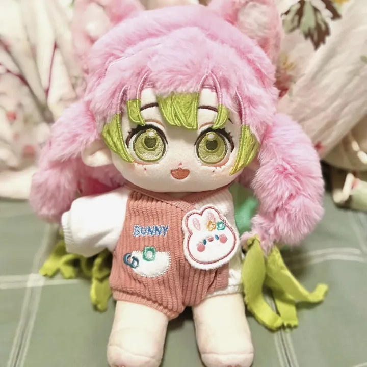 Boneca Fofa de Anime Demon Slayer Iguro Obanai Kanroji Mitsuri 20cm ...