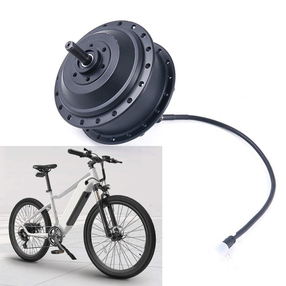 Motor De Cubo De Roda De Estoque Pronto , Bicicleta Elétrica 36-48V 350W E-bike Sem Escova ...