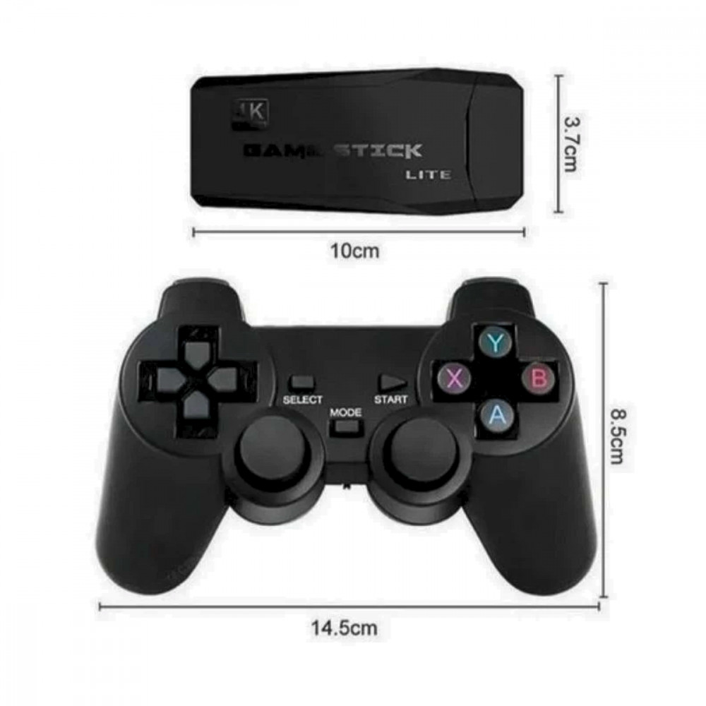 GAME STICK Retrô 2.4G Wireless Mini Game 64GB 20.000 Jogos | Shopee Brasil