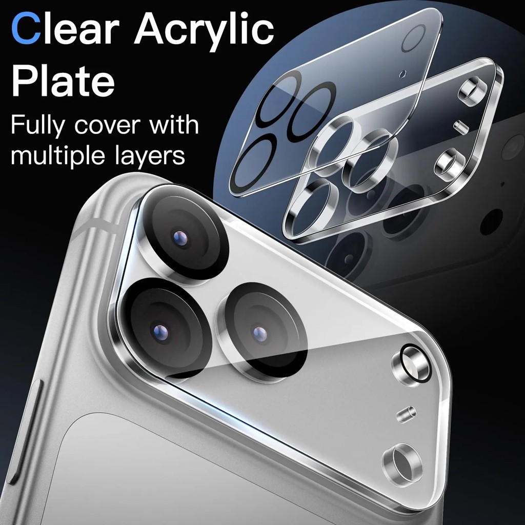 Para iPhone 17 Air 16 Plus 15 Pro Max 13 12 Mini 14 11 Filme De Câmera ...