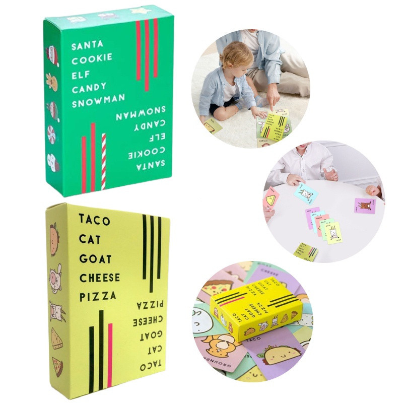 O Emocionante Jogo De Cartas De Pizza De Queijo De Cabra De Gato Taco ...
