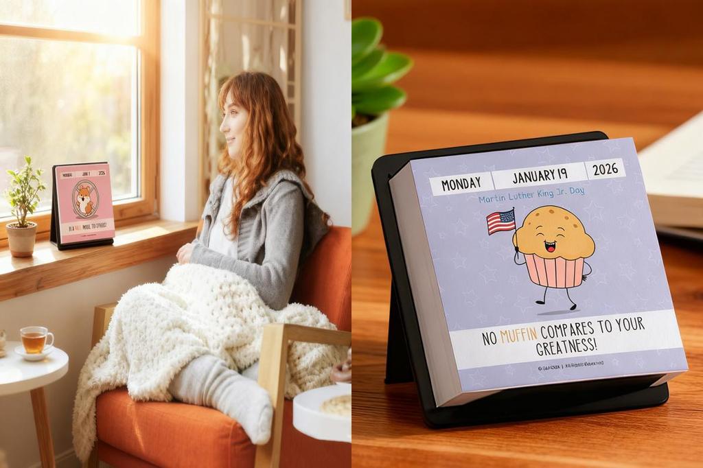 Tear-off Calendar Humor 2026 Pun – 365 New Funny Jokes Puns Compact ...