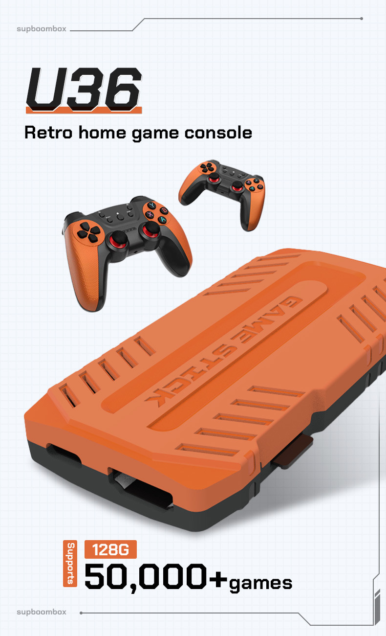 console De Jogos 2025 U36 De Alta Definição 2.4G Sem Fio Retrô | Shopee ...