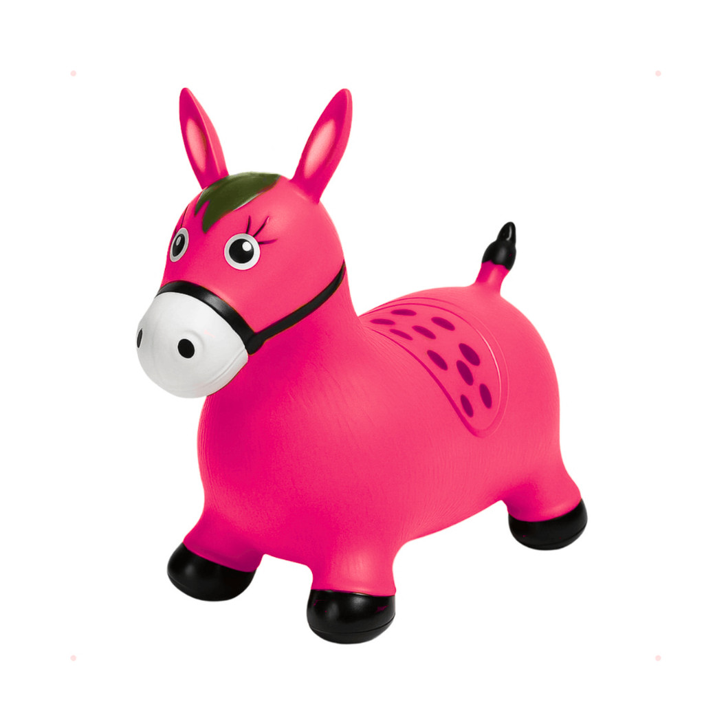 ROSA - Cavalinho Upa Upa Grande Pula Pula Borracha | Shopee Brasil