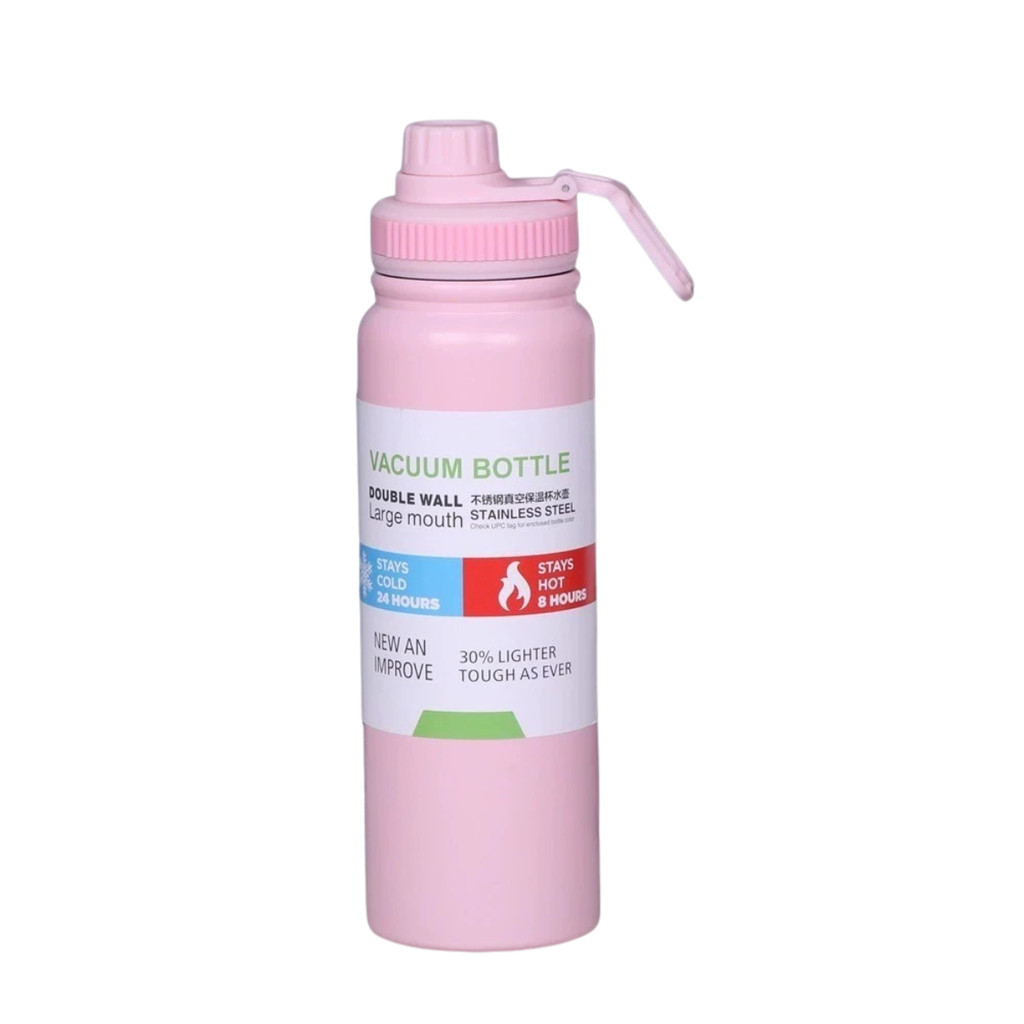 Normal - Garrafa Térmica Isolada a Vácuo (800ML) – Rosa | Shopee Brasil