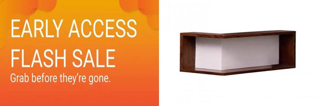 Bookshelf Storage Corner Shelf Wooden Wall Shelves Floating Rack – Wall ...