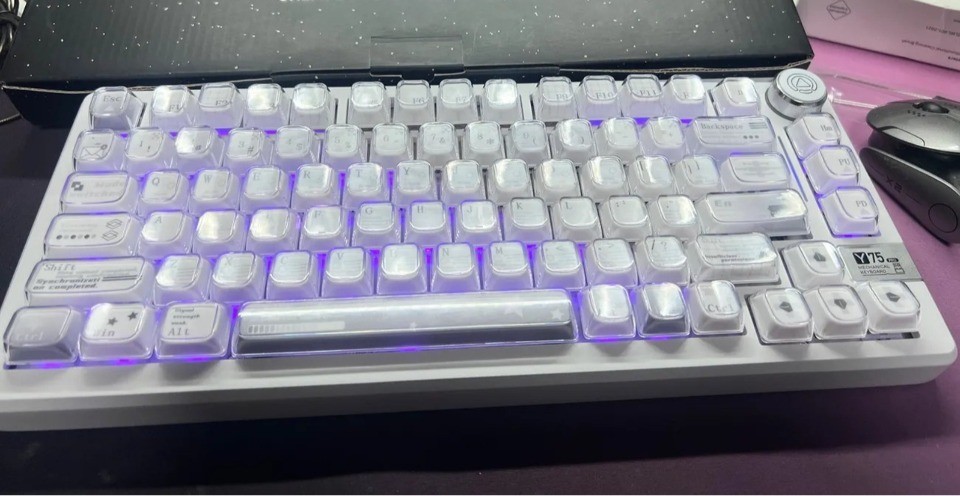 Sagu Pudding Keycaps 120 Teclas KDA Profile PBT PC Wooting Aula F75 ...