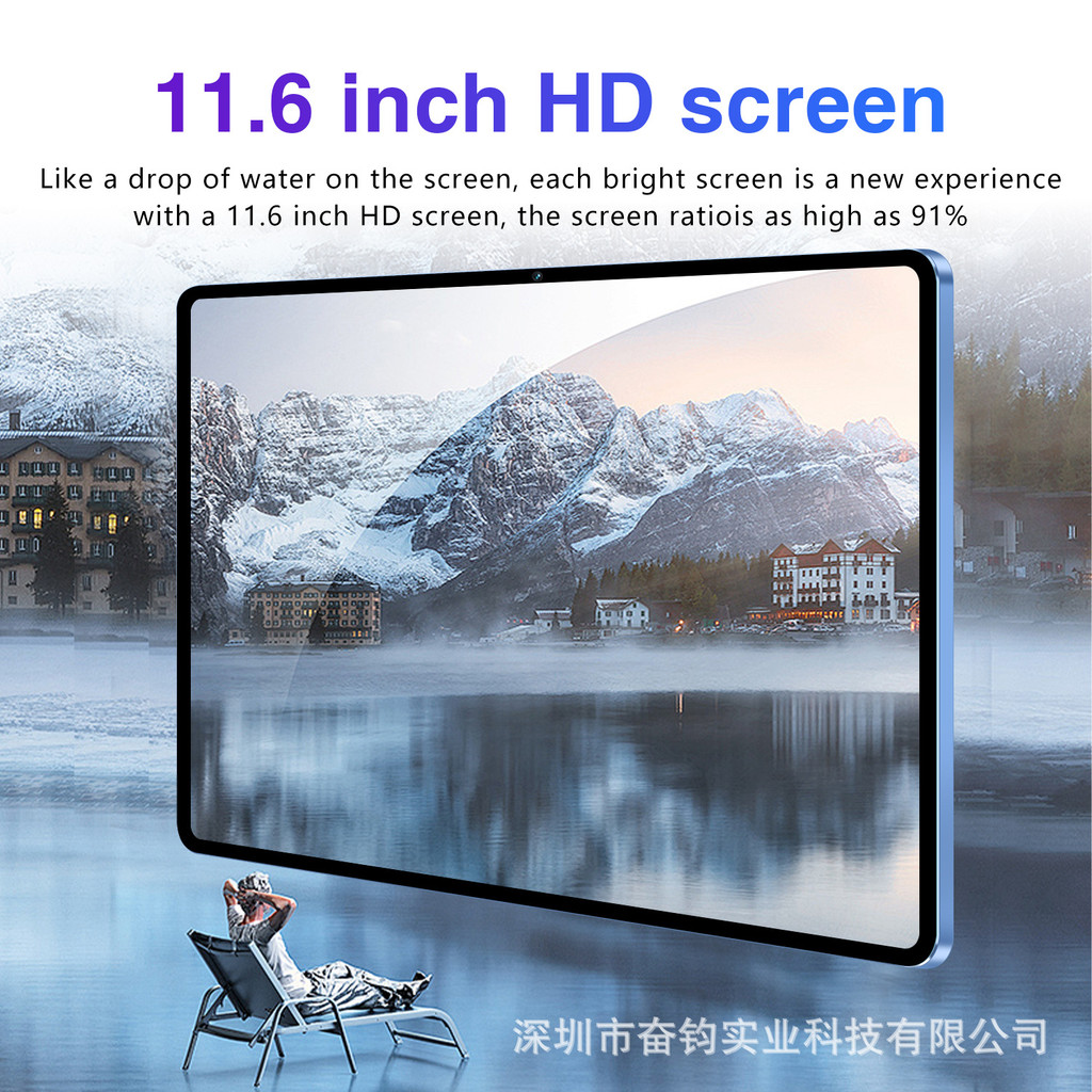 2025 novo estilo tablet pc 4g + 32G 33cm cartão conectável 4g completo ...