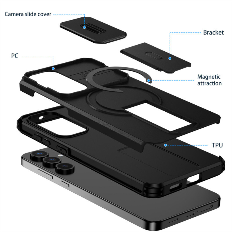 Capa de celular com proteção câmera For Samsung Galaxy A17 A56 A36 A26 ...