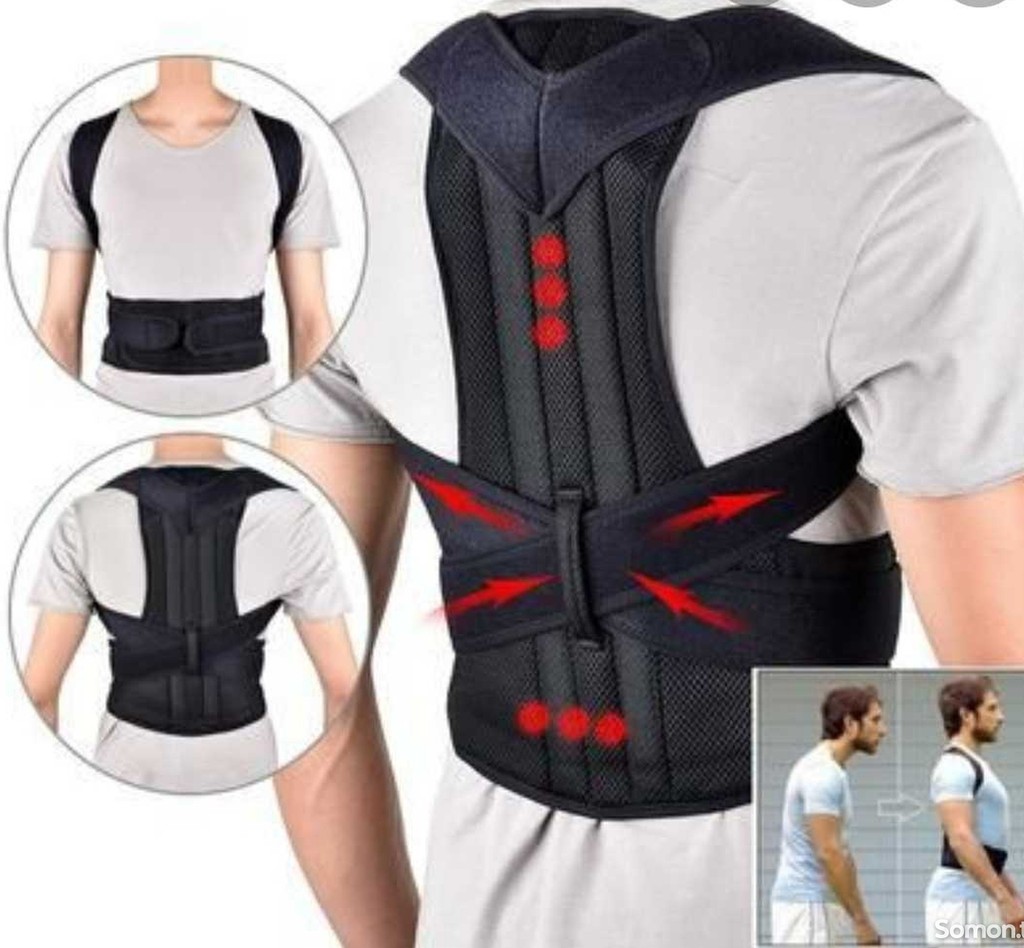 Cinta Corrige Postural Postura Costas Coluna Lombar Colete corretivo ...