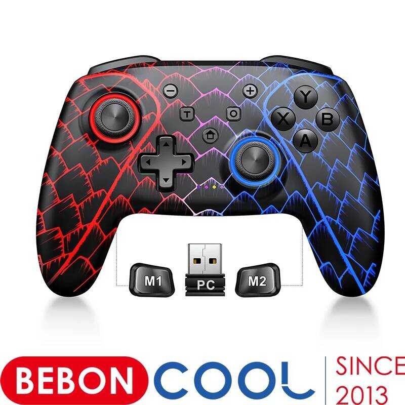 Controlador De Jogo Bluetooth Sem Fio BEBONCOOL Com Adaptador Para PC Switch 2 IOS-Design ...