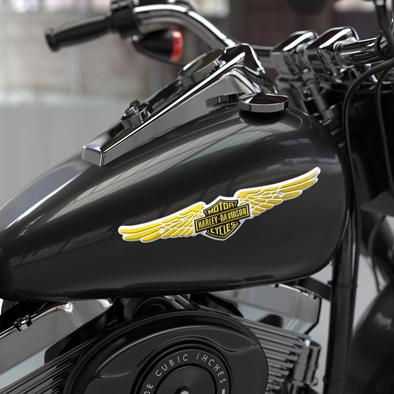 Adesivos Decorativos de Metal para Carros e Motos, Logotipo Harley ...