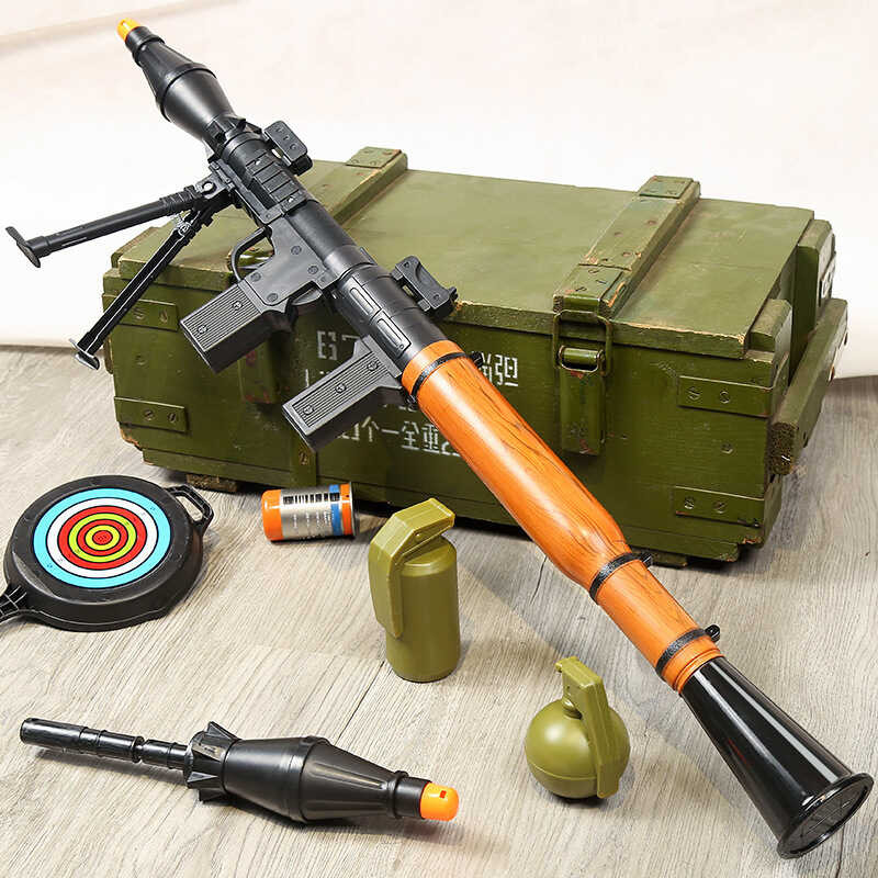 Arma infantil rpg bazuca comendo frango conjunto completo equipamento ...
