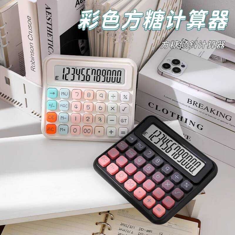 Calculadora de cubo de açúcar teclado de tela grande inclinação dupla ...