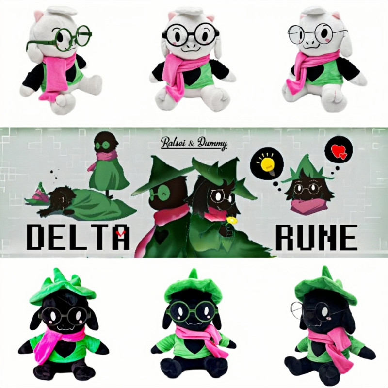 PLUS Pelúcia Ralsei Deltarune Plushie Boneca Bonito Sem Chapéu ...
