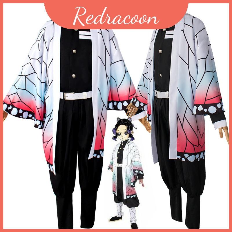 Slayer Premium Demon Kimetsu No Yaiba Kochou Shinobu Cosplay Robes Para ...