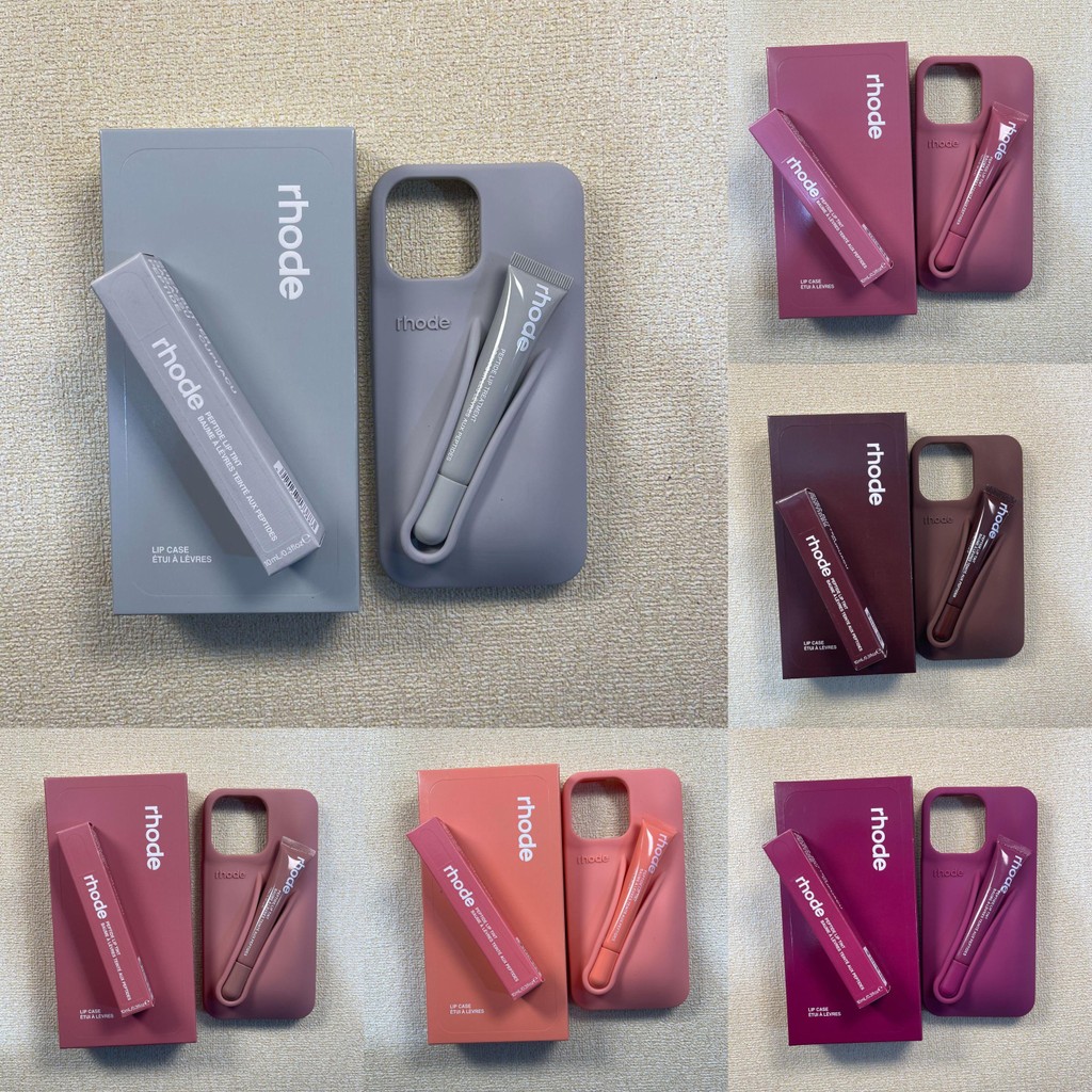 Capa De Telefone De Silicone Gloss Lip Rhode Para 14 Plus À Prova De ...