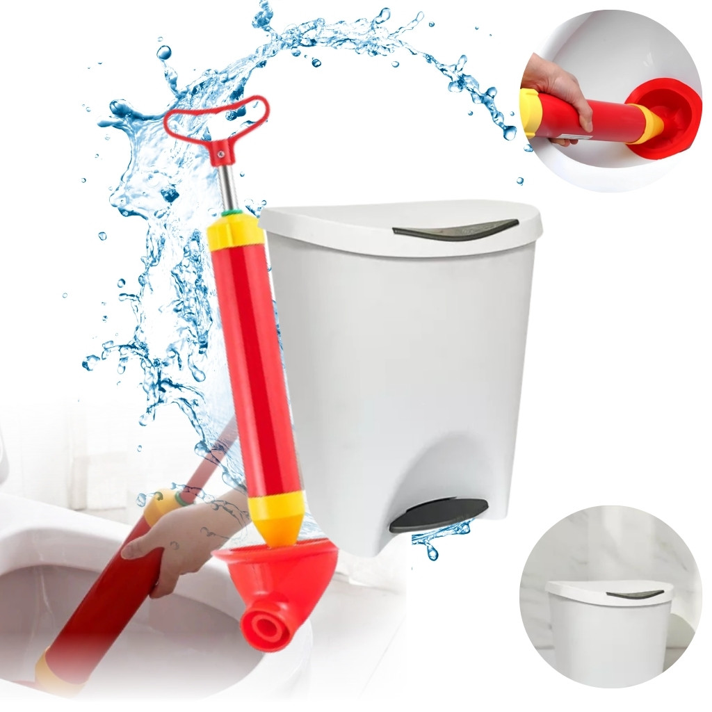 Kit Desentupidor Manual De Pia Vaso Ralo Cano Esgoto E Lixei | Shopee ...