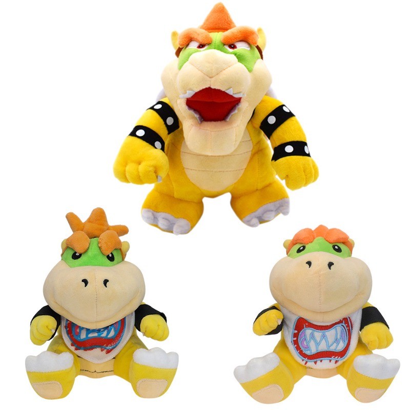 Super mario novo estilo cooper fogo dragão boneca de pelúcia tamanho ...