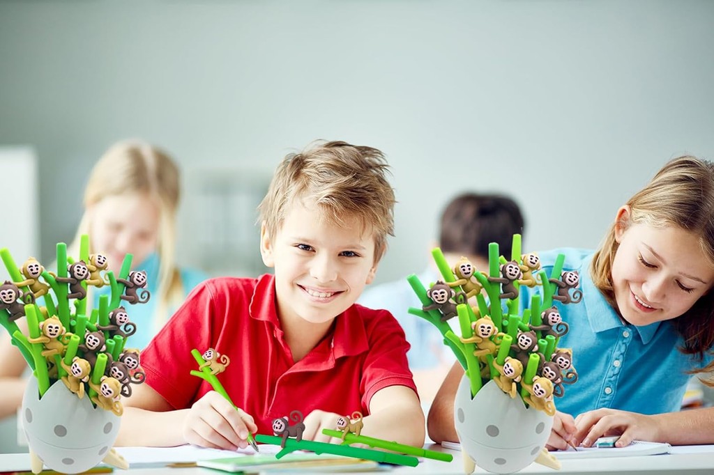 12 Canetas De Gel De Macaco Fofo Kawaii-Ferramentas De Escrita Temáticas De Animais Da Selva ...