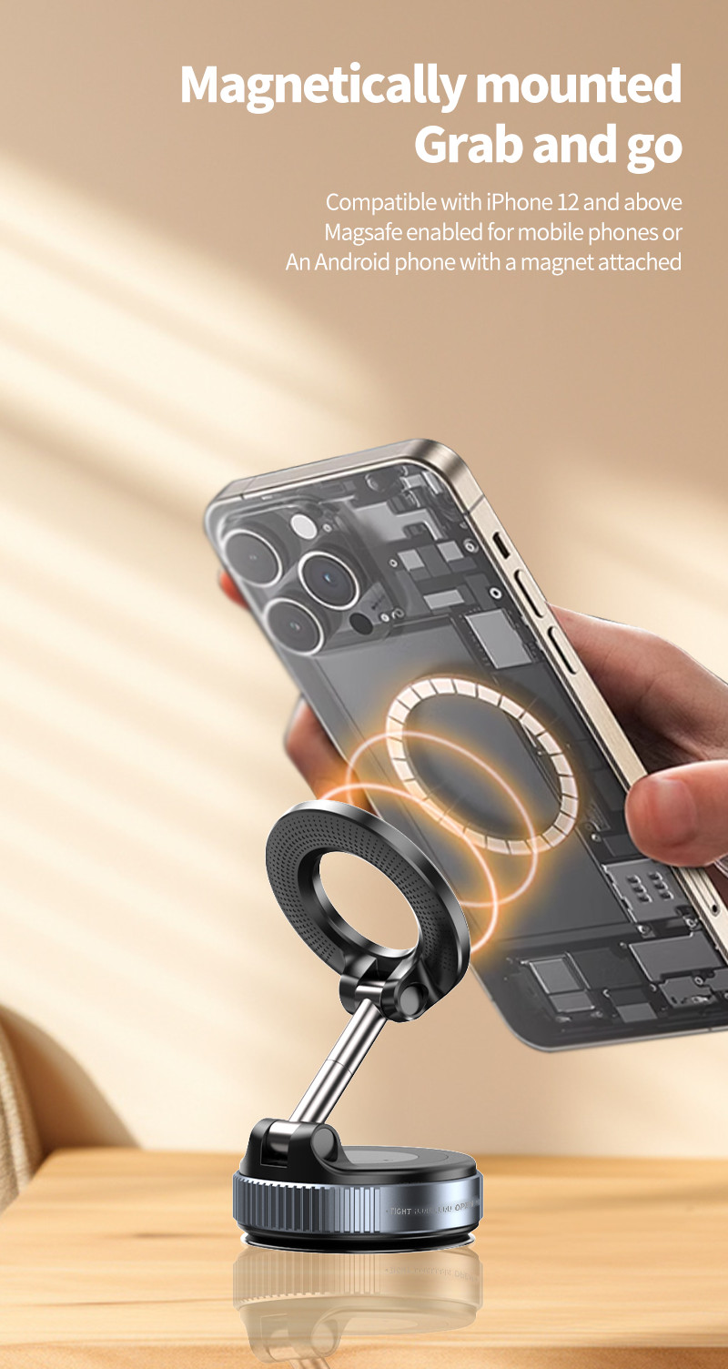 Suporte Magnético De Vácuo Elétrico Para Montagem Em Carro , De Sucção ...