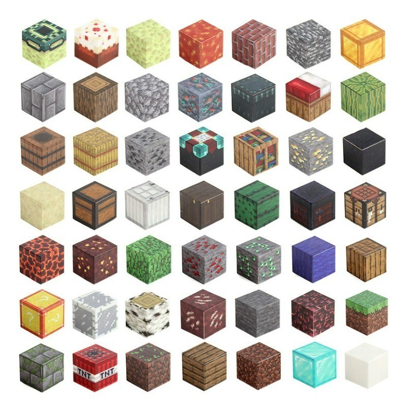 Minecraft Blocks 200 Peças + 8 Personagens-Brinquedo Criativo | Shopee ...
