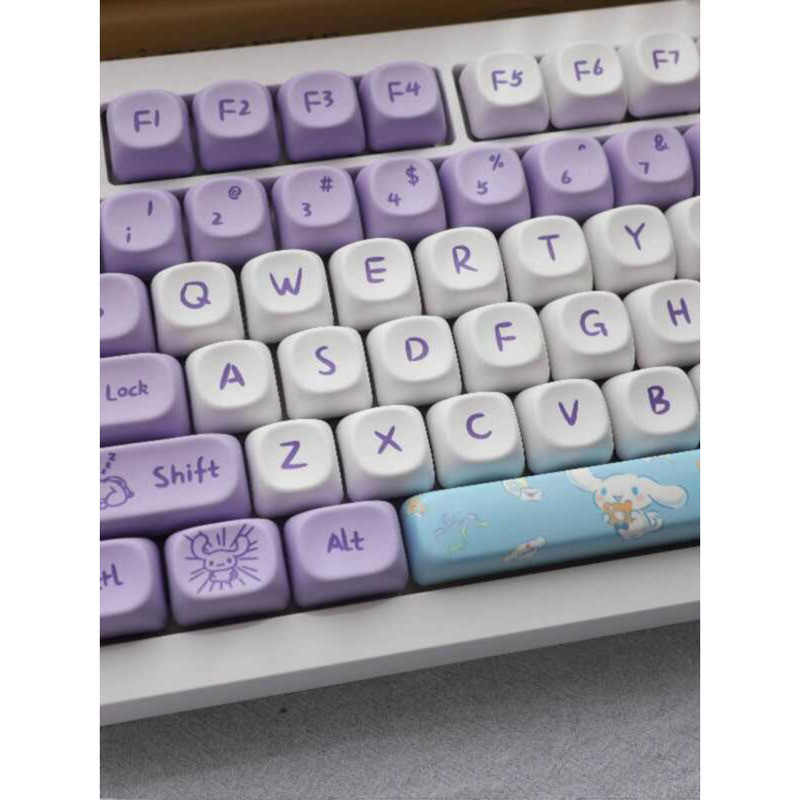 MOA Cinnamon Dog Keycap PBT Sublimação Exclusiva Keycap HI75 S99 F87 ...