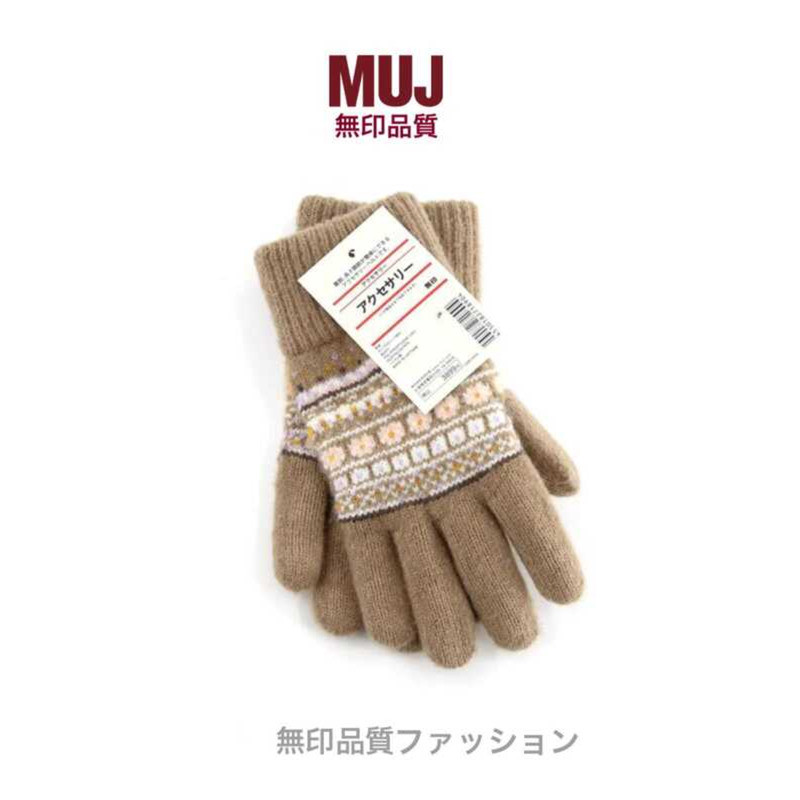 Muji muj novo estilo luvas de tela sensível ao toque das mulheres dos ...