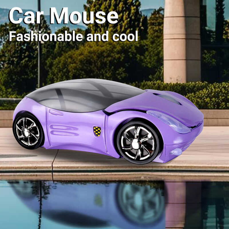 Mouse Óptico Ergonômico Sem Fio Para Carro De 2.4 Ghz Com Botão Mudo ...