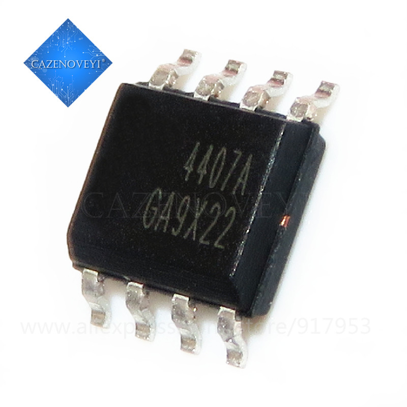 10 Peças AO4407AL AO4407A AO4407 4407A 4407 SOP8 30V 12A MOSFET De ...
