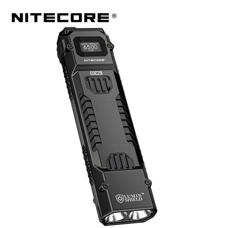 NITECORE EDC29 6500 Lúmens USB-C Recarregável Ultrafina Lanterna EDC De ...