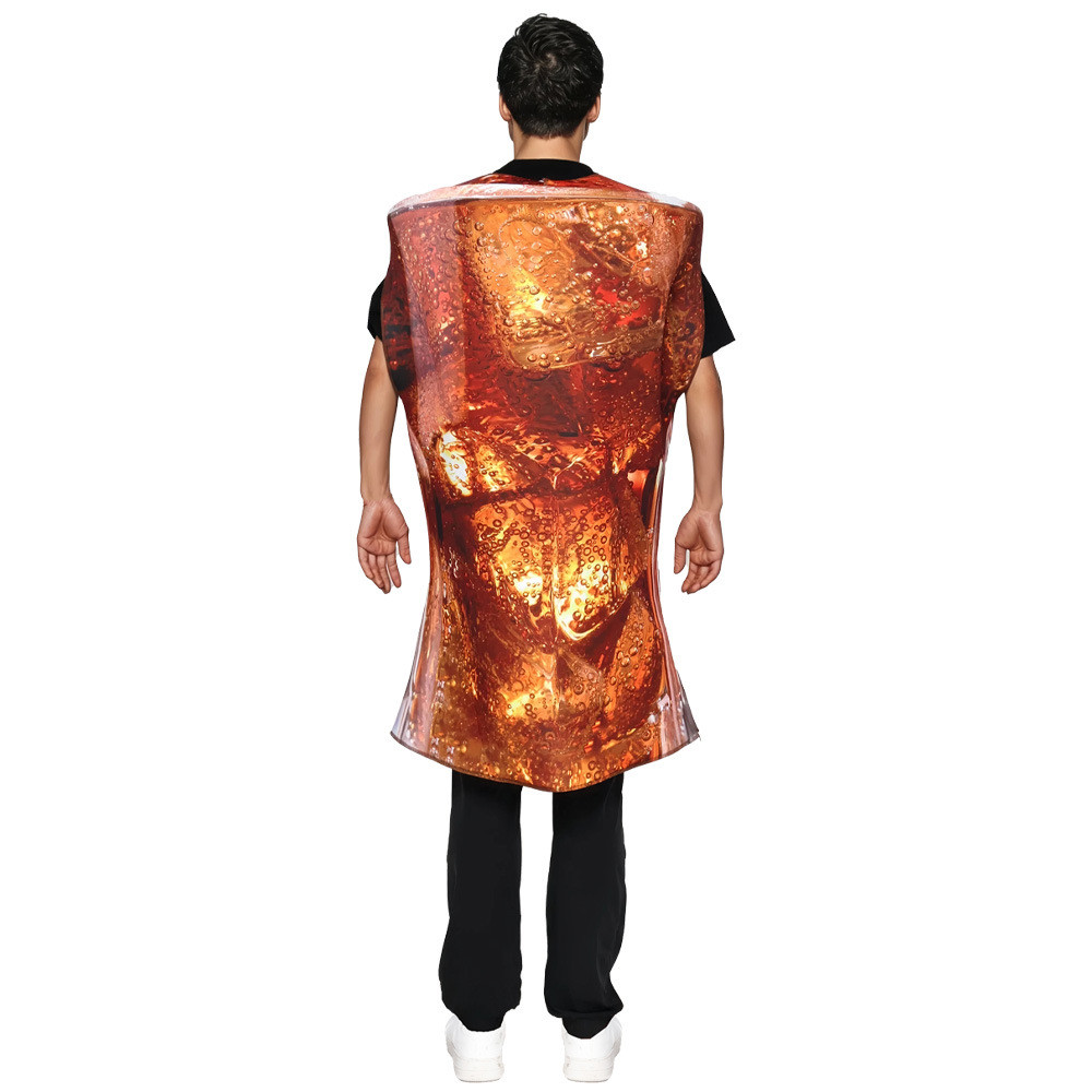 Novos Trajes De Palco De Halloween Coca Cola Cosplay Adulto Diversão E ...