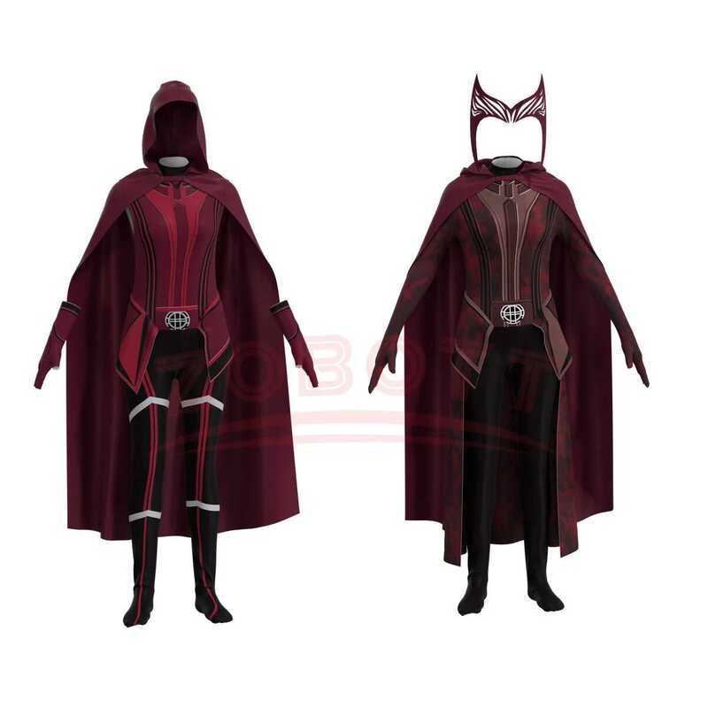 Visão Crimson cos Bruxa Escarlate As Mesmas Roupas Wanda Vision Witch ...