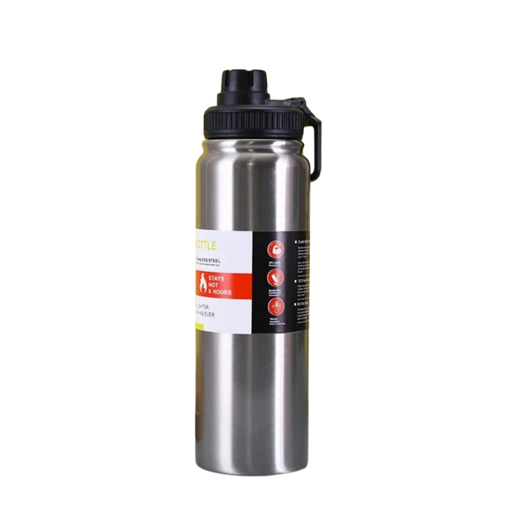 Normal - Garrafa Térmica Isolada a Vácuo (800ML) – Prata | Shopee Brasil